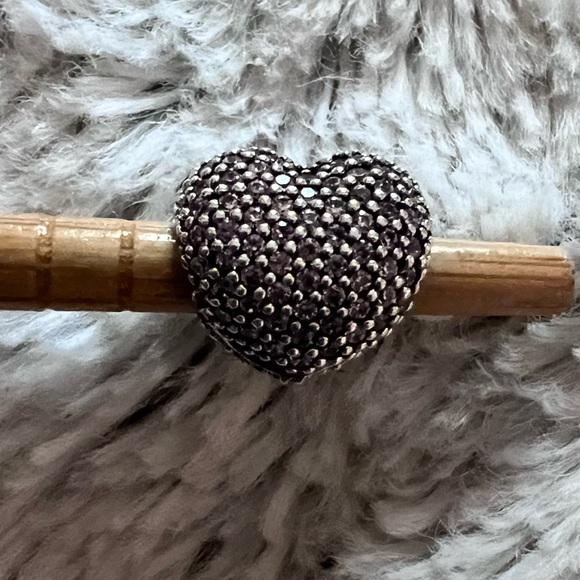 Pandora | Jewelry | Pandora Open My Heart Pink Pave Clip Charm | Poshmark